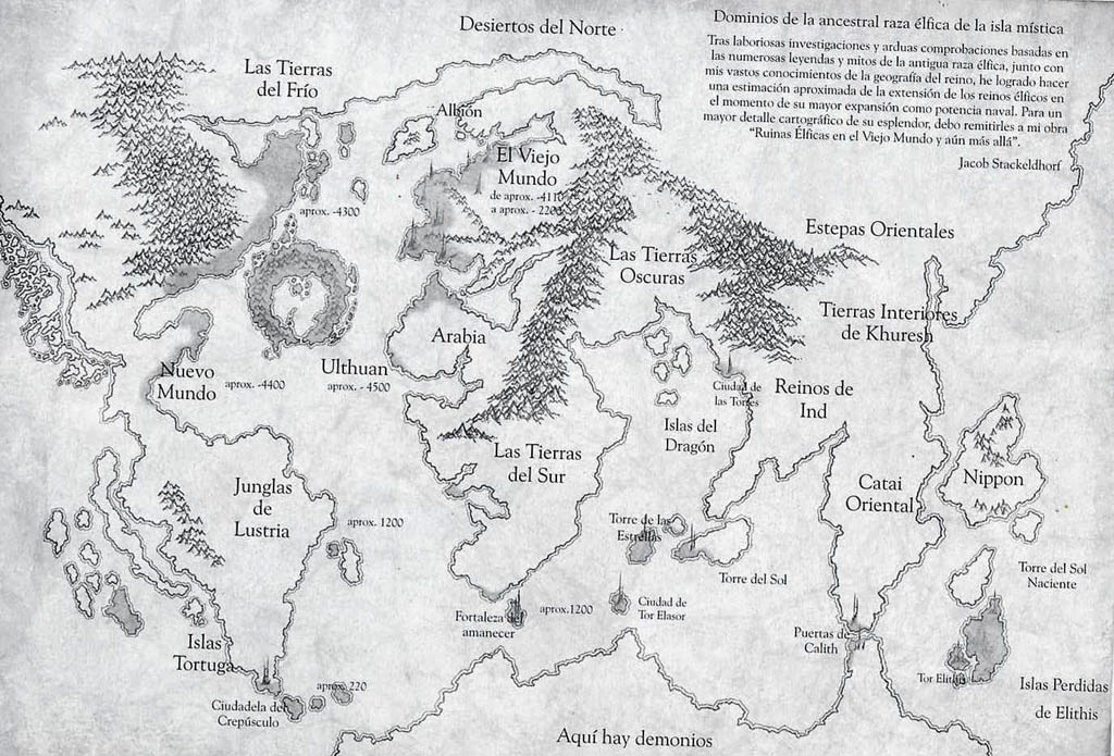 WFRP ayudas y compendios: Warhammer maps