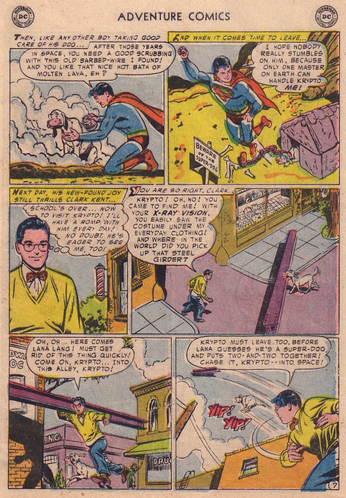 Days of Adventure: Adventure Comics # 210, March, 1955
