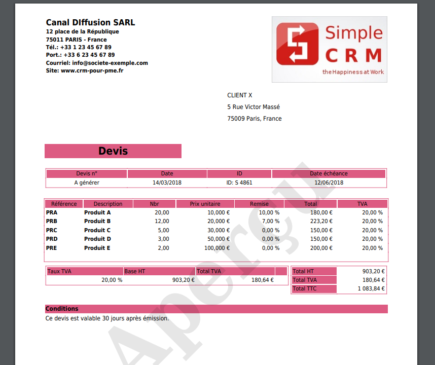 Comment utiliser Simple CRM ?: Comment appliquer des tarifs spéciaux à ...