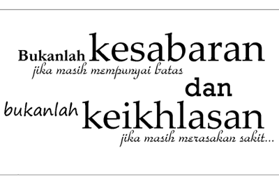 S.E.S.U.M.P.A.H punya blog (.^_^.): indahnya SABAR