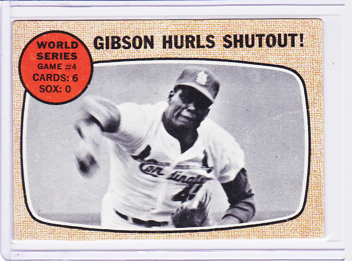 Red Sox Baseball Cards: 1967 World Series From The 1968 Topps Set