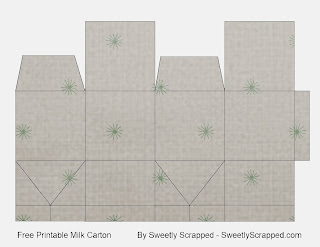 Sweetly Scrapped: --Free-- Printable Milk Carton Packaging...