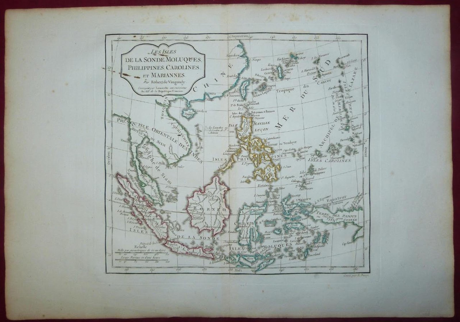 Koleksi Tempo Doeloe: Peta kuno Indonesia th.1700-an buatan Vaugondy ...