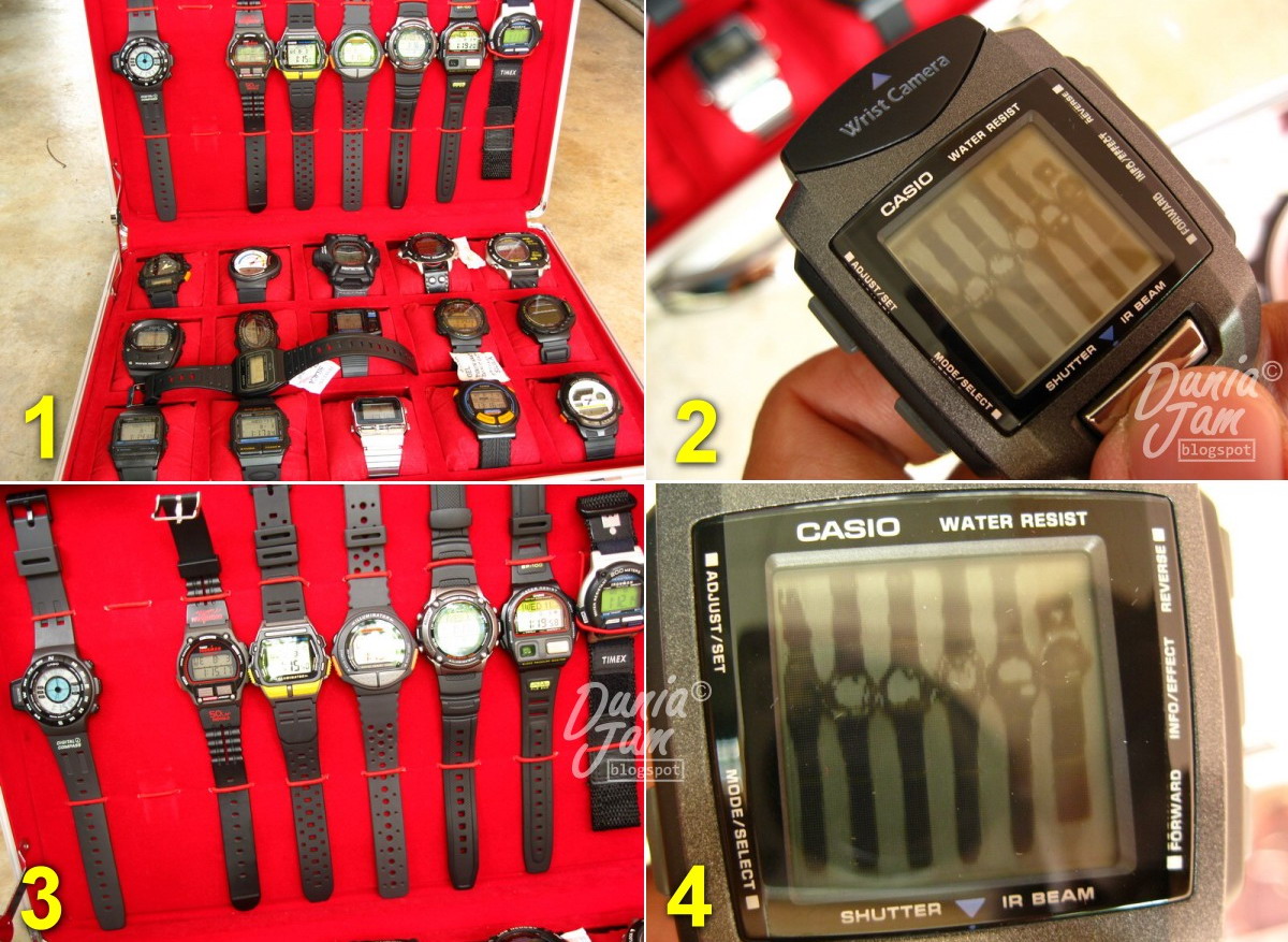 DUNIA JAM: Casio Wrist Camera WQV-1 - salah satu inovasi pertama di ...