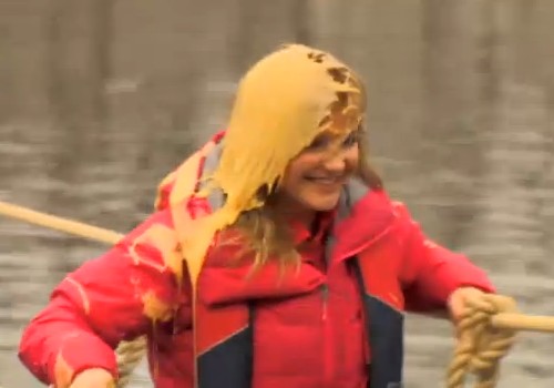 Messy Celebrity Polls: Helen Skelton gets gunged on Blue Peter
