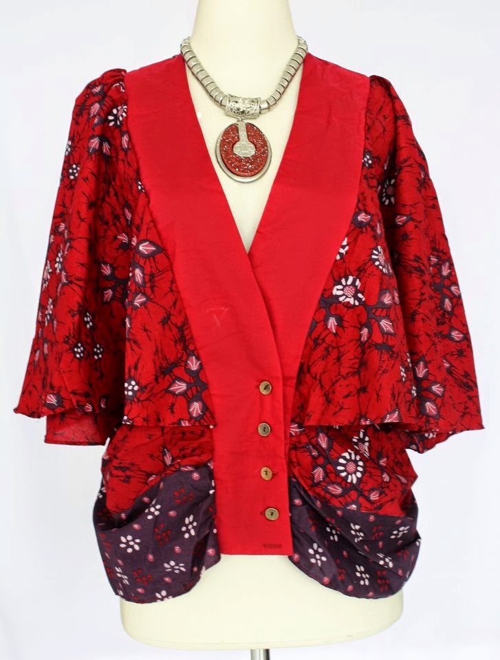 Model busana batik riau wanita terbaru 2018