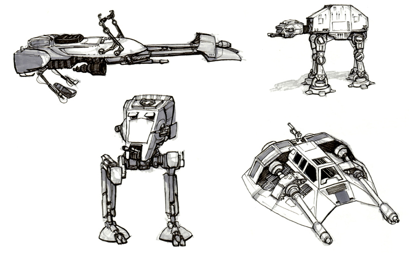 Snowspeeder Coloring Page Coloring Pages