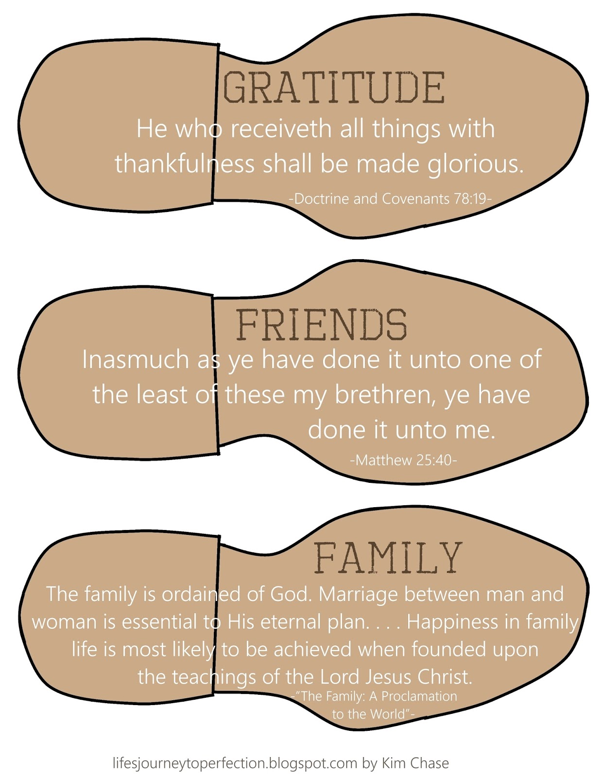 Life's Journey To Perfection: LDS Sharing Time September 2014 Week 4 ...