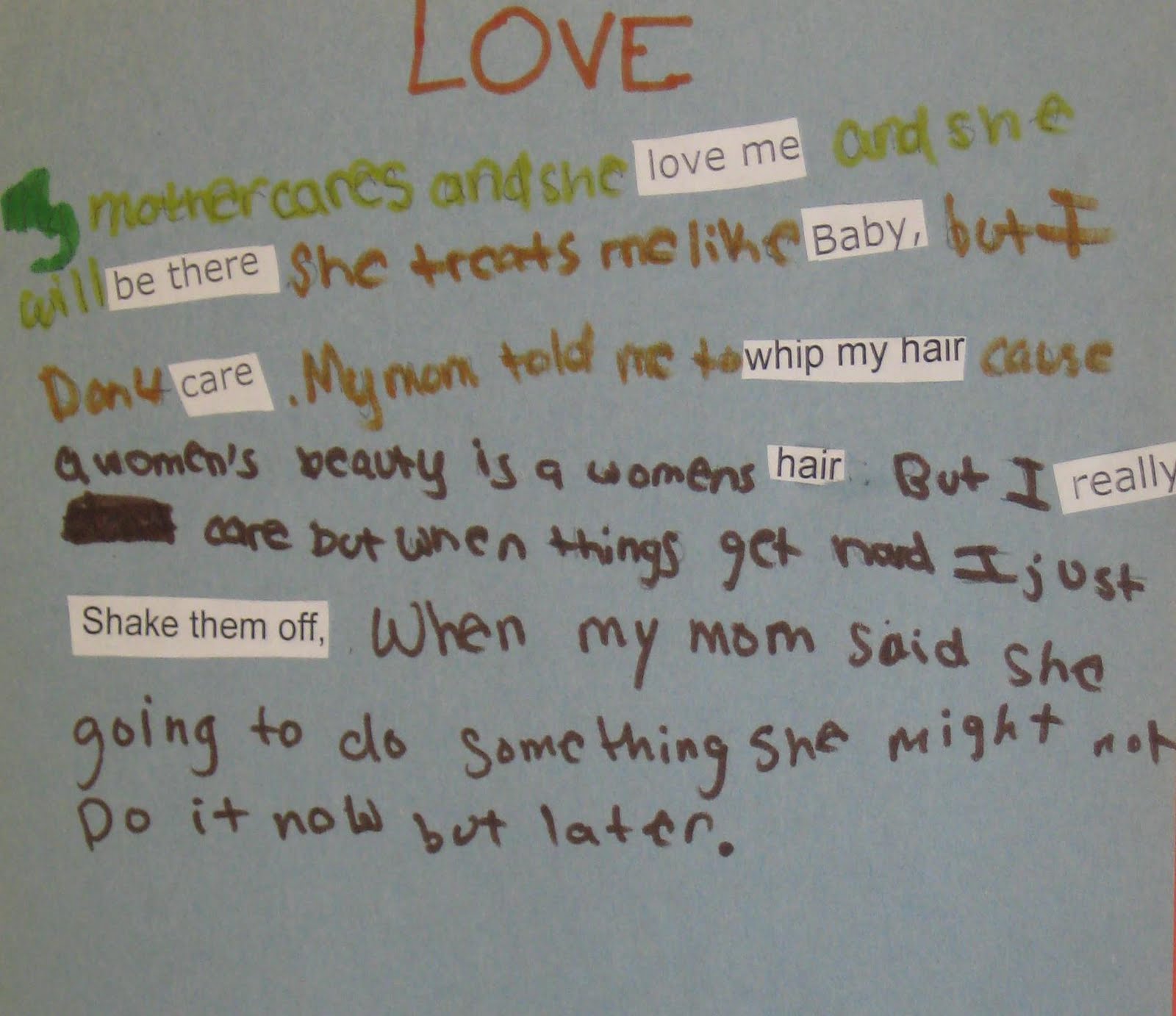 LEAP Kids Magazine!: Cut Up Pop Song Poems!