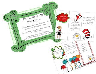 Classroom Freebies Too: Dr. Seuss Bookmarks
