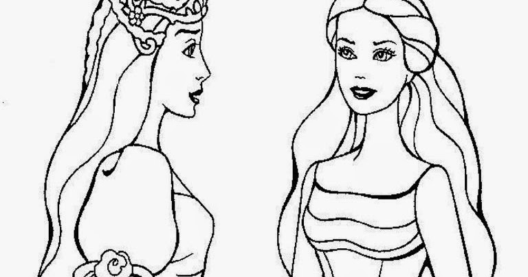 Inspirasi Gambar Barbie Hitam Putih, Yang Populer!