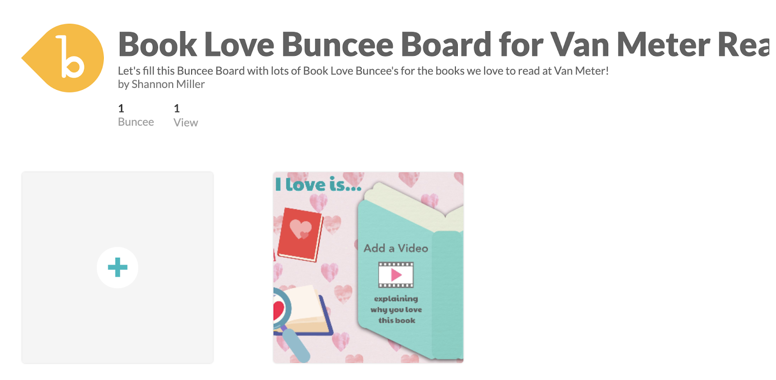 The Library Voice: Creating A Book Love Buncee To Share!