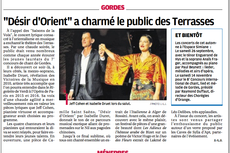 Les saisons de la voix