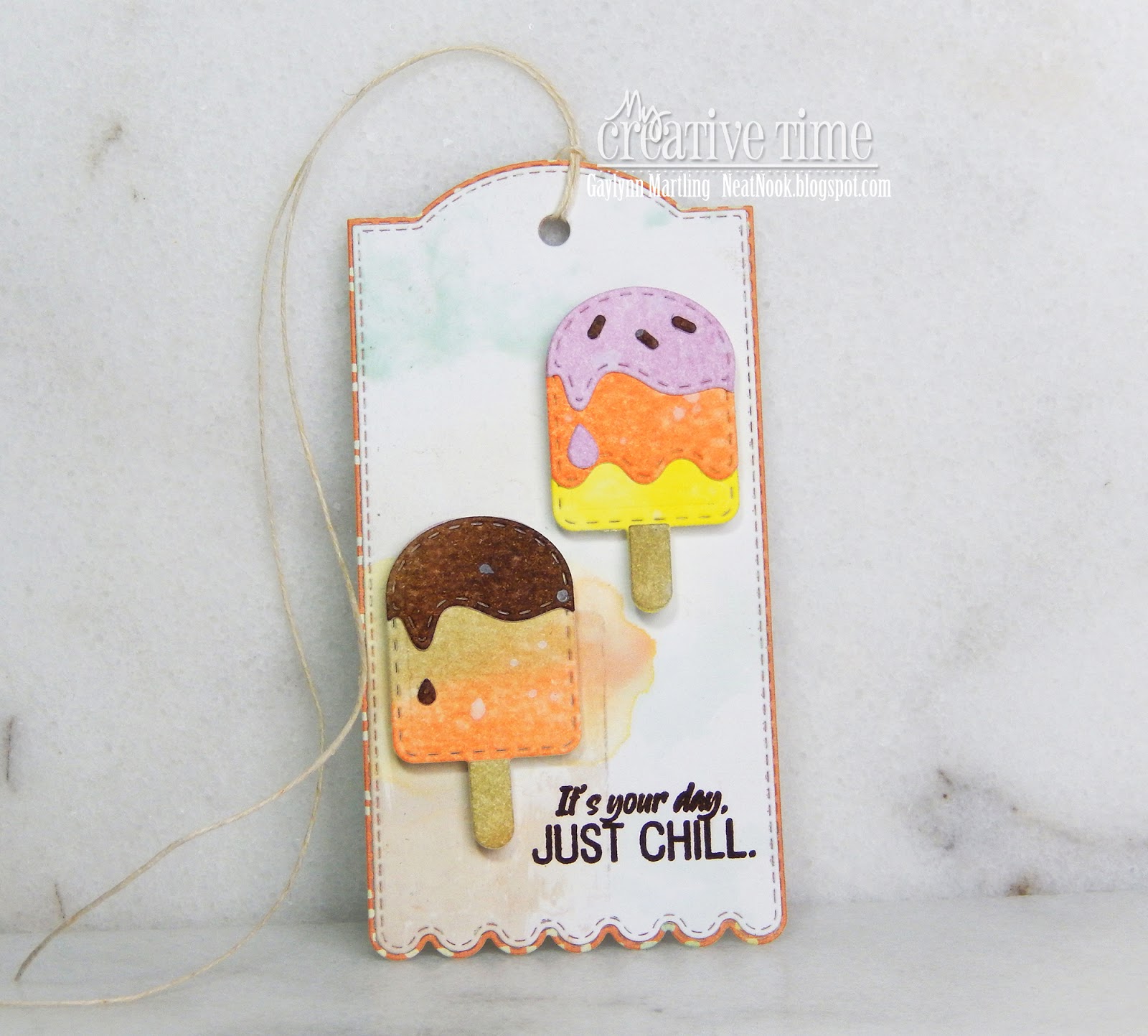 Neat Nook Creations: Popsicle Gift Tag ~ Day 1 MCT 80th Edition Sneak Peek