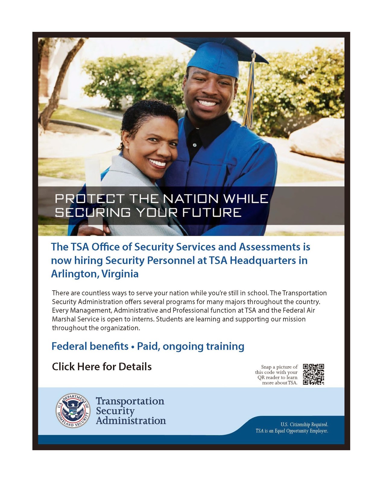 CCJS Undergrad Blog: TSA Internship - Student Career Experience Program ...