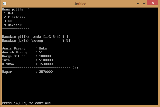 Cara membuat contoh Program kasir sederhana menggunakan Q-BASIC | MCF Info