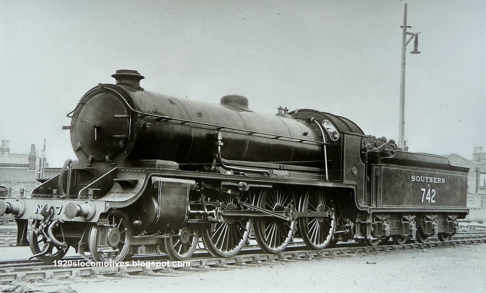 Steam Locomotives - 1920s: Southern Locomotives, 1920s.