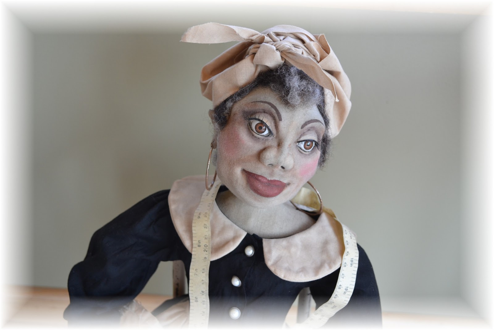 Art Dolls: Sold~Art Doll Mammy Mary Ellen Work in progress complete.