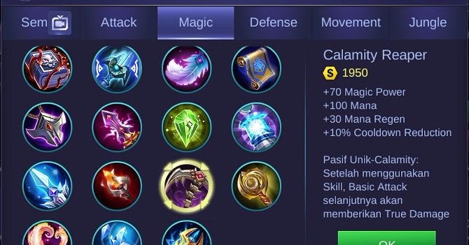 Calamity Reaper, Item Andalan Para Mage Assassin Di Mobile Legends Bang ...