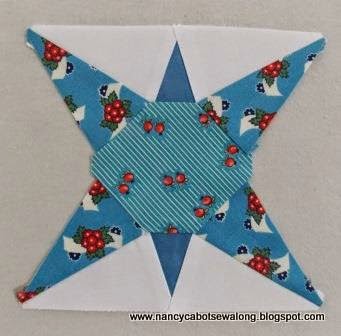Moore About Nancy: Calico Star quilt block