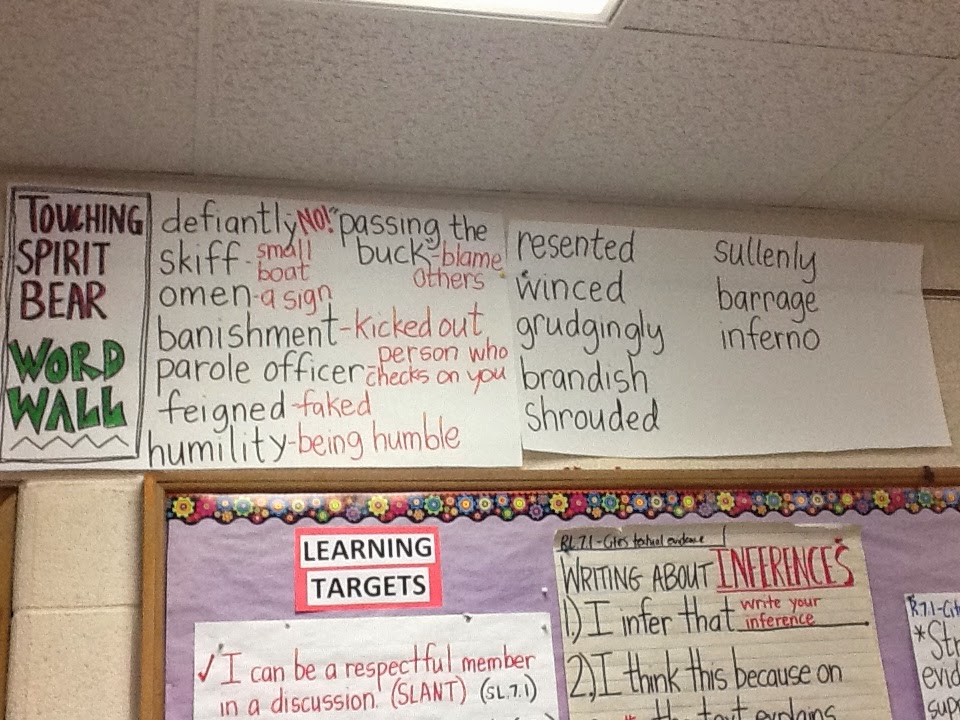 Life in 4B...: RL.7.6 - Character Development & L.7.4 - Word-Solving ...