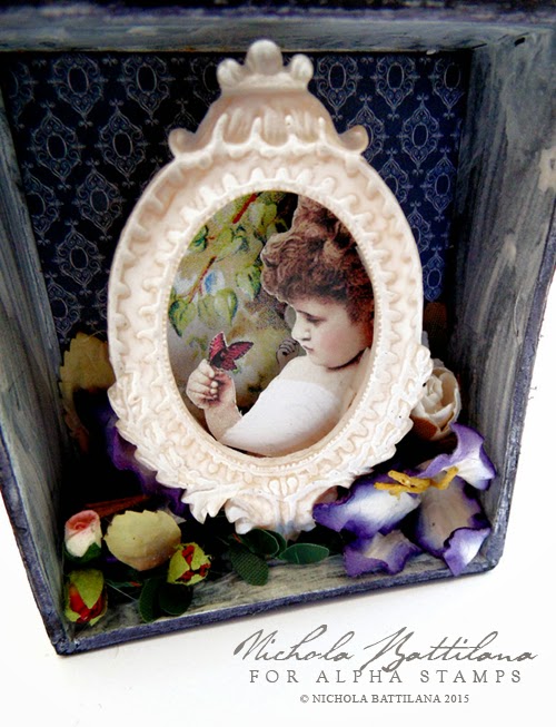 Pixie Hill: Butterfly Vignette Box for Alpha Stamps
