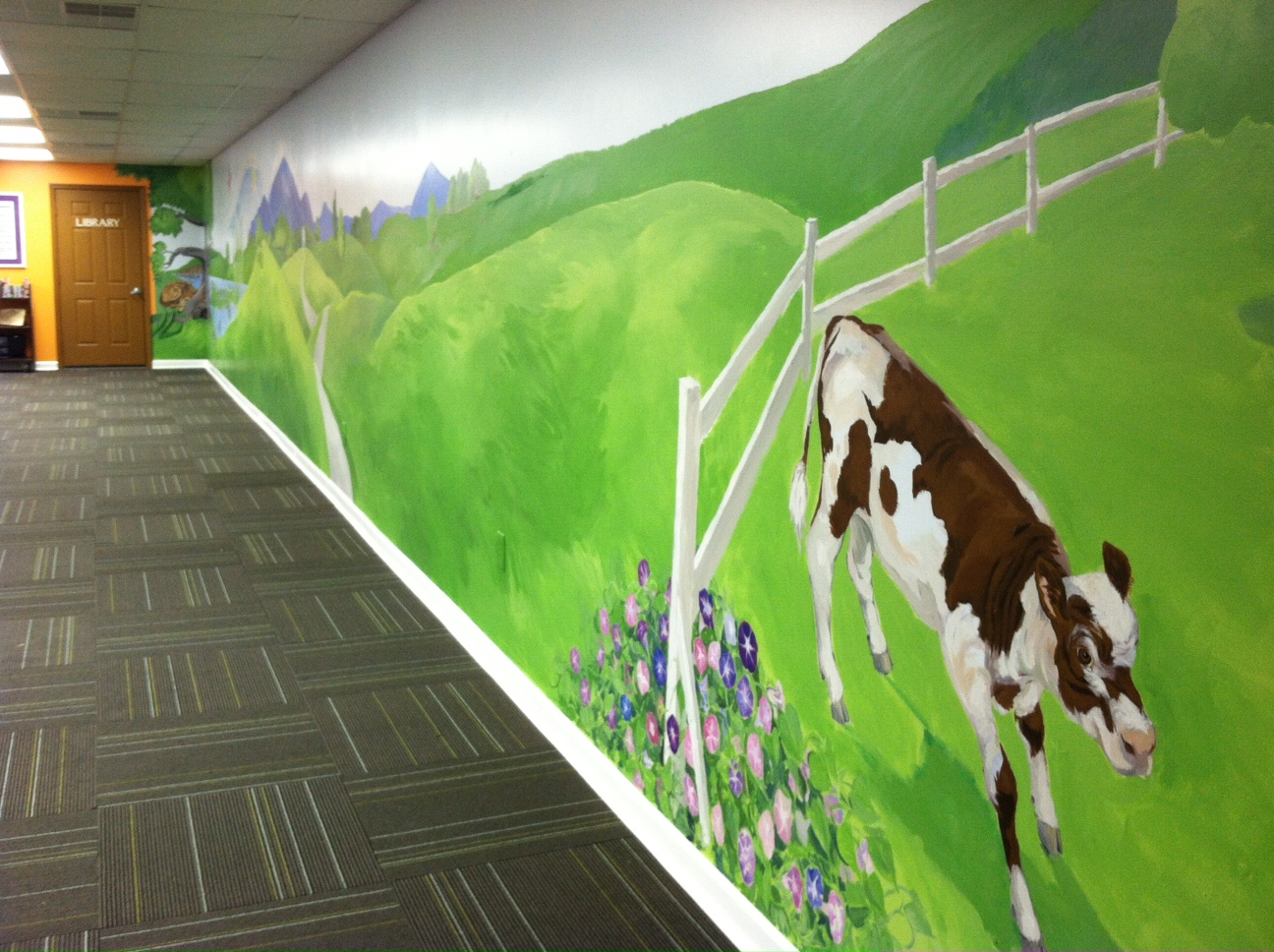 Town and Country Mural Details: Country