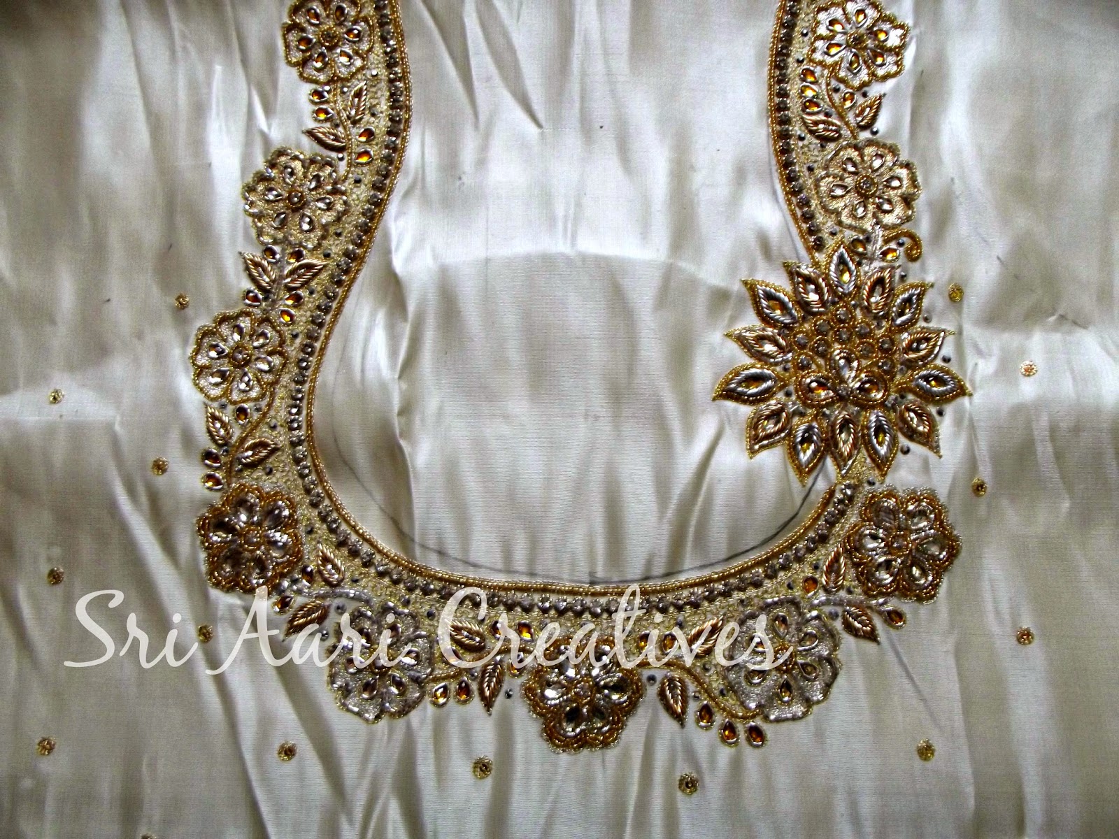 SRI AARI CREATIVES: Zardosi Work