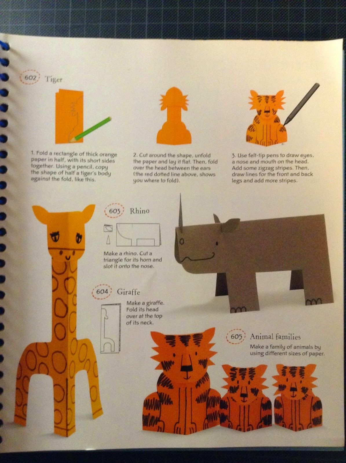 Creating Tomorrow's Schools Today 2014-2017: Folded paper animals
