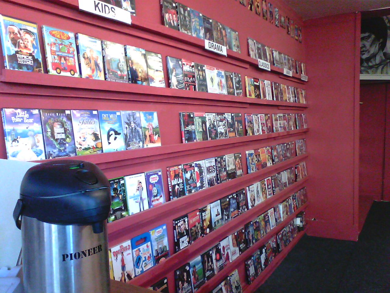 STRAIGHT-TO-DVD-HEAVEN: Opened up my own DVD shop!