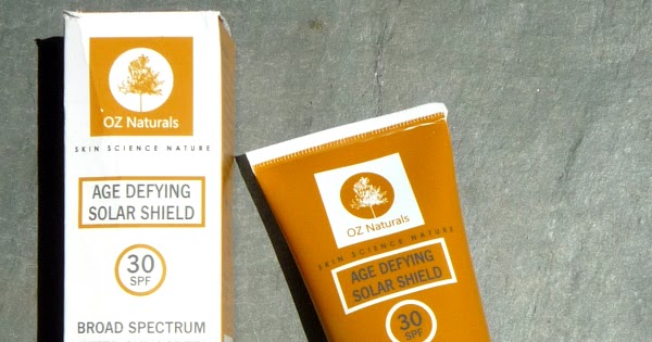 Sunscreen for medium to dark skintones: OZ Naturals Age Defying Solar ...