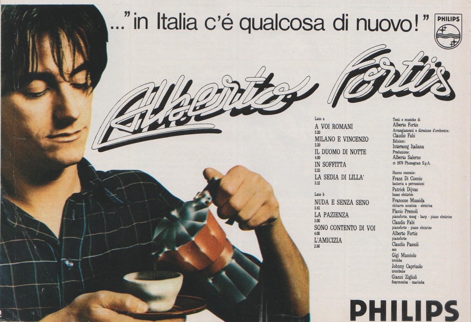 RANDOM PAPERS: MARIO CONVERTINO per Alberto Fortis