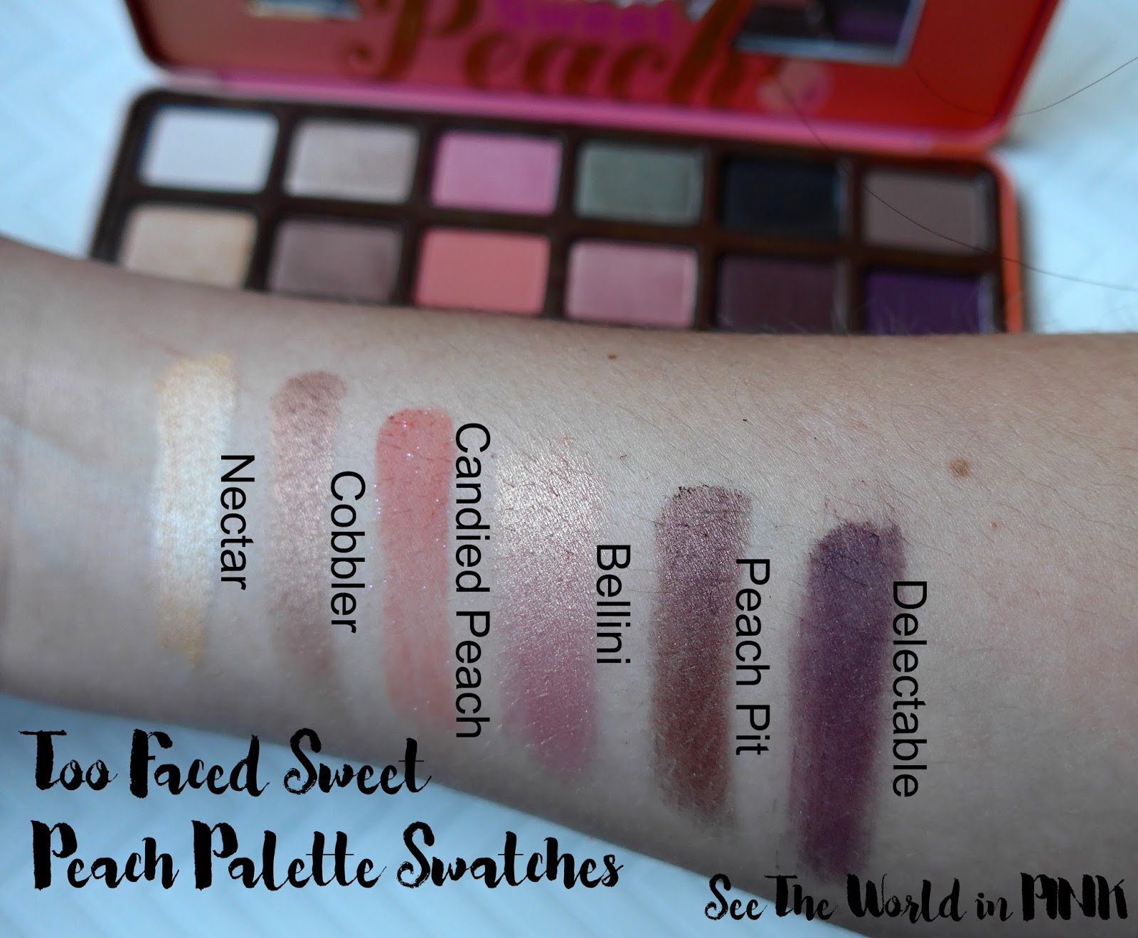 Too Faced Sweet Peach Palette Review, Swatches and Makeup Looks | See ...