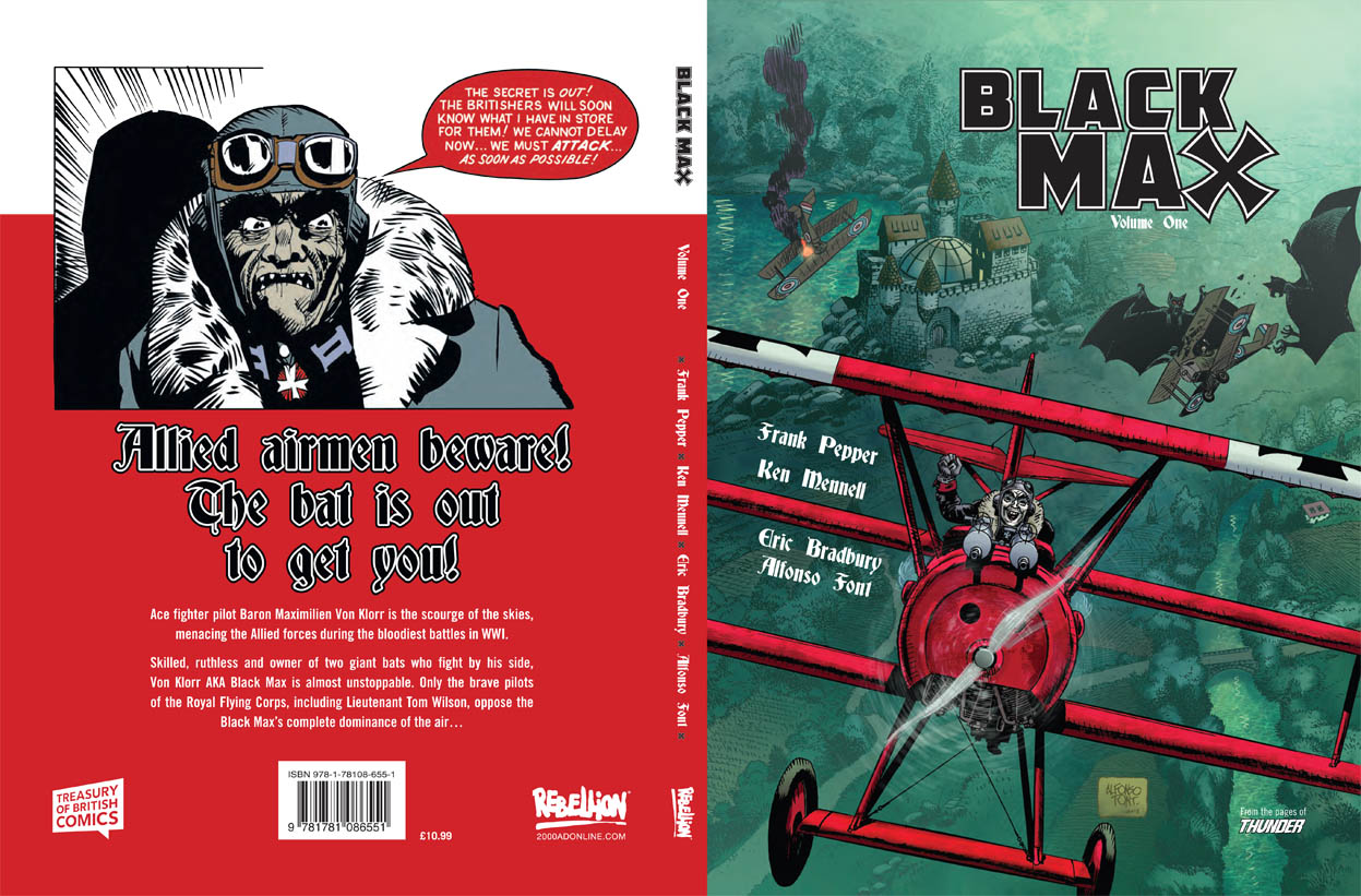 BLIMEY! The Blog of British Comics: Preview: BLACK MAX Volume 1