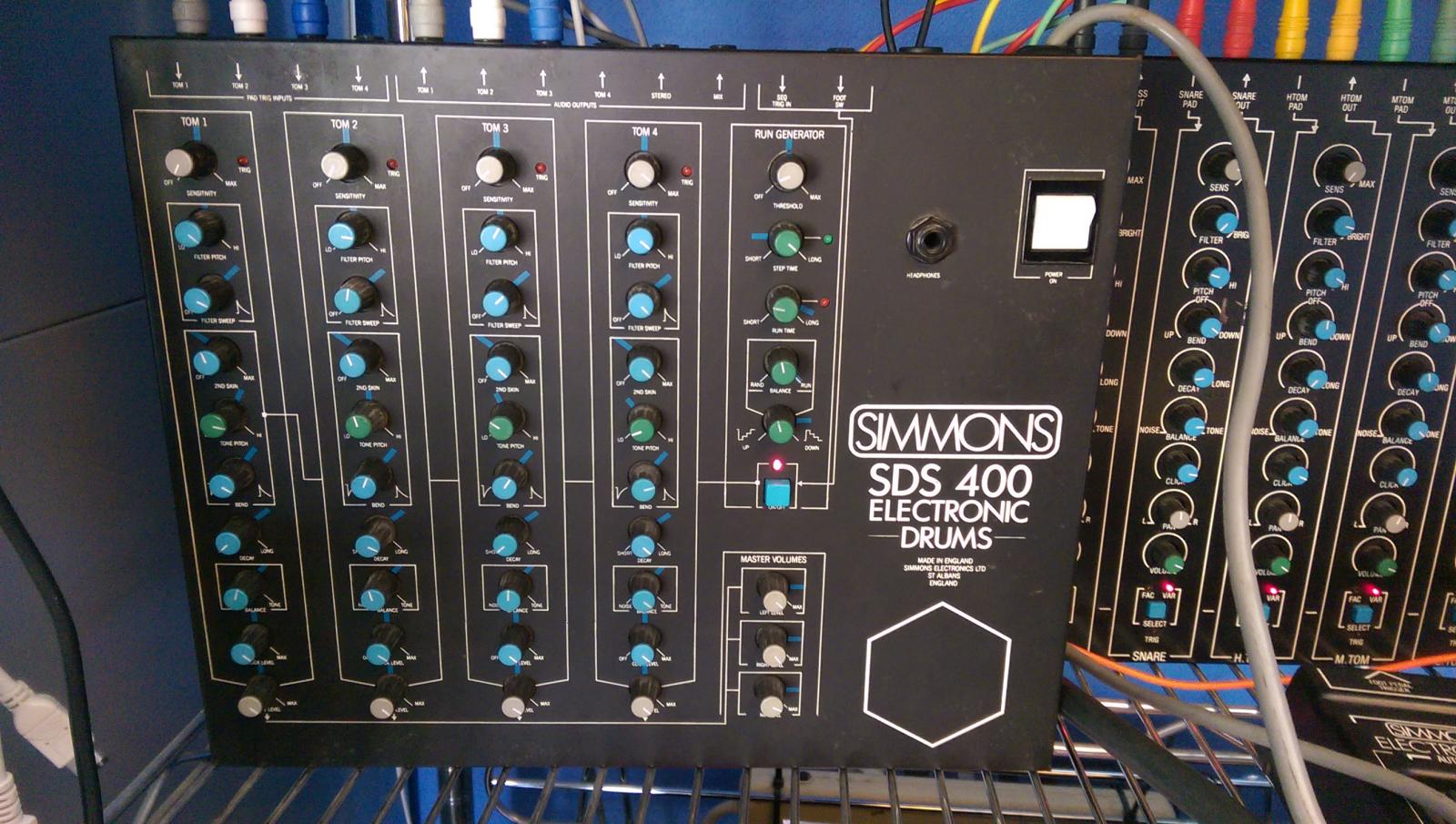 MATRIXSYNTH: Wall of SIMMONS Electronic Drum Brains on MATRIXSYNTH ...