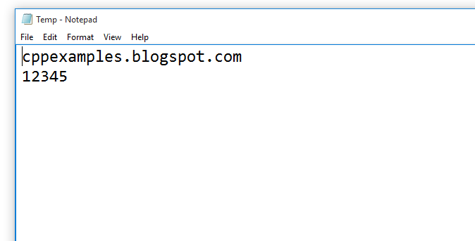 C Plus Plus Program To Create A File And Store Information