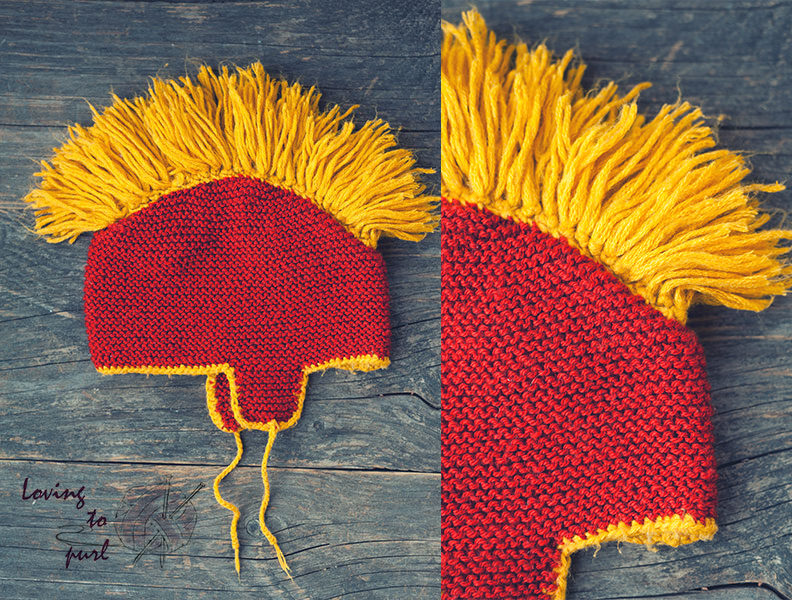 Mohawk or Roman helmet hat