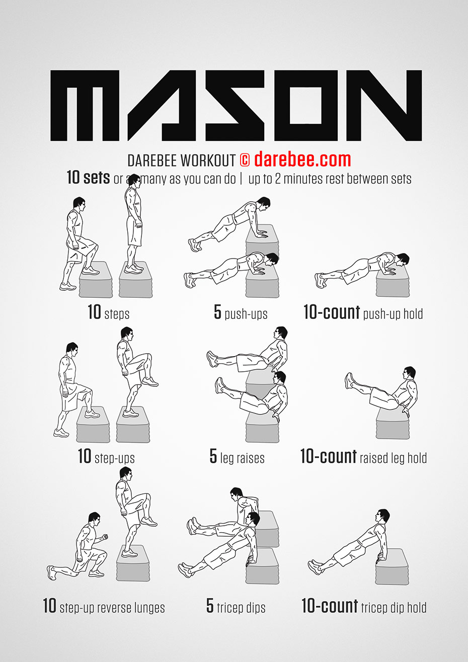 Ignite Fitness Training: Mason Program - No Weights (Darebee)