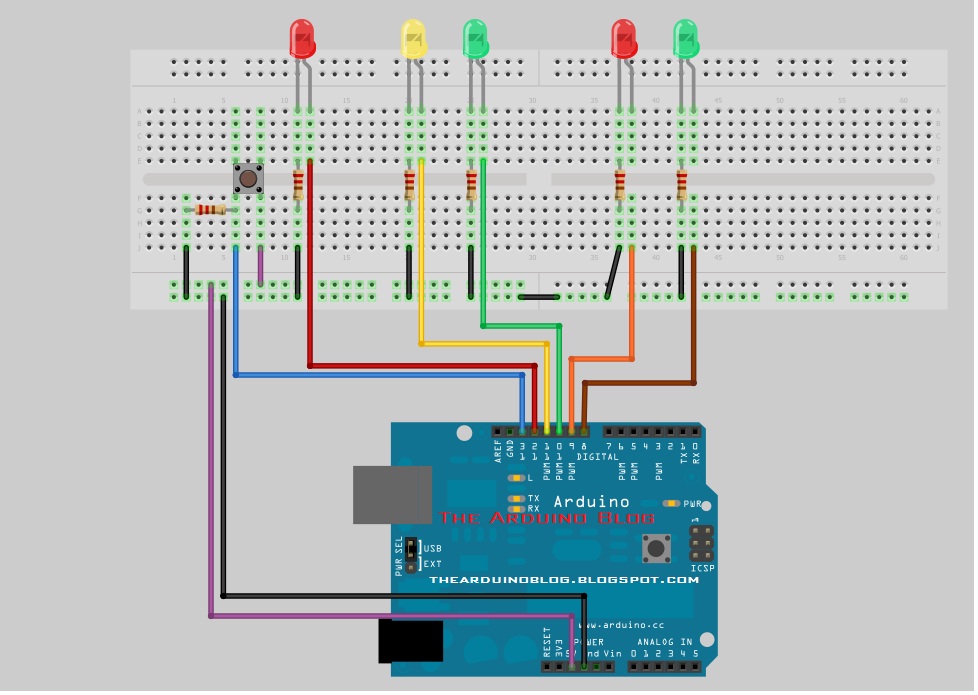 Arduino Blog: "Semafor" Shield for Arduino