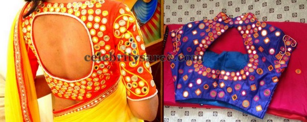Trendy Mirror Work Blouses - Saree Blouse Patterns