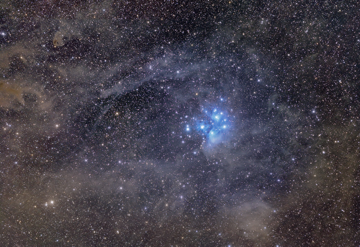 Astronomia Amatorska: The Pleiades (M45) (Seven Sisters) (Subaru)