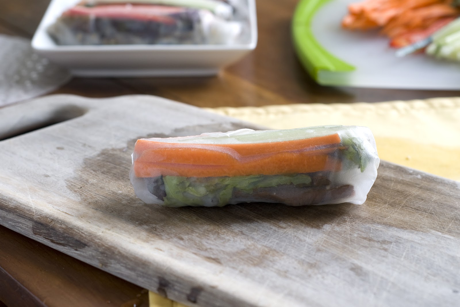 Simply Gourmet: Steak Spring Roll with Red Wine Reduction