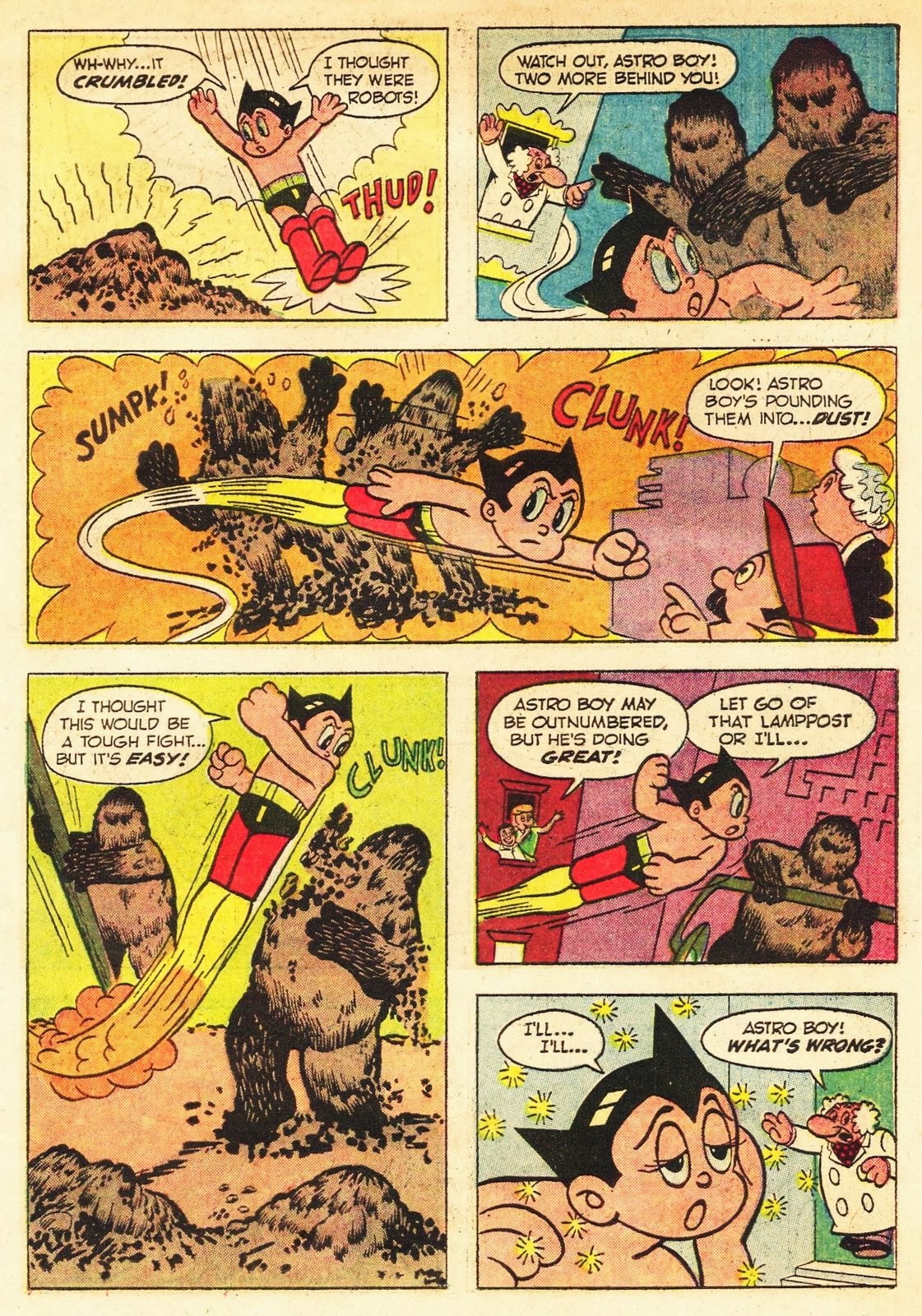 Saved From The Paper Drive: Astro Boy in "Attack of the Mud People"