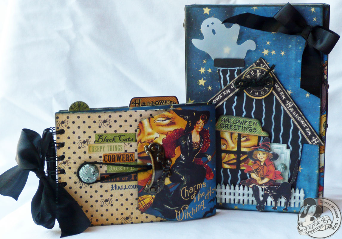 Scraps of Life: Happy Haunting Altered Box and Mini
