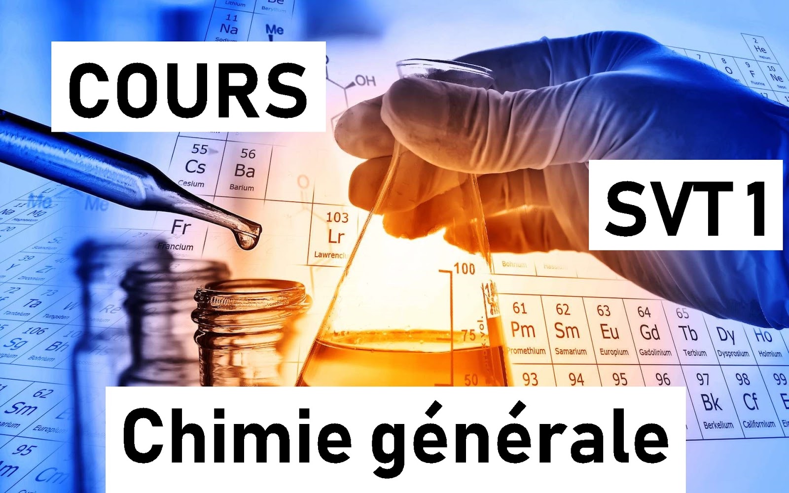 Cour de chimie générale SVT 1 S1 PDF