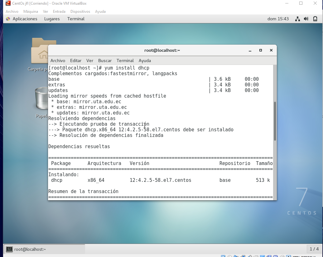 Manual de Sys-Admin: Instalar y Configurar Servidor DHCP en Centos 7
