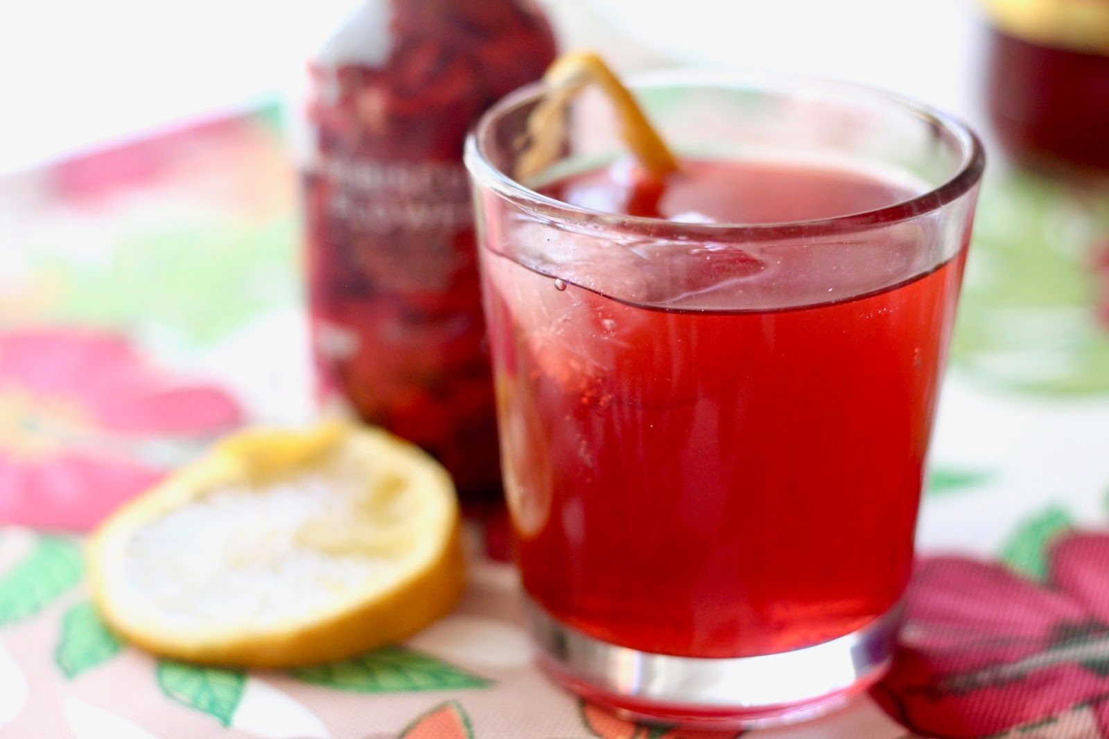 Hibiscus Sloe Gin Fizz Cocktail – Diary of a Mad Hausfrau