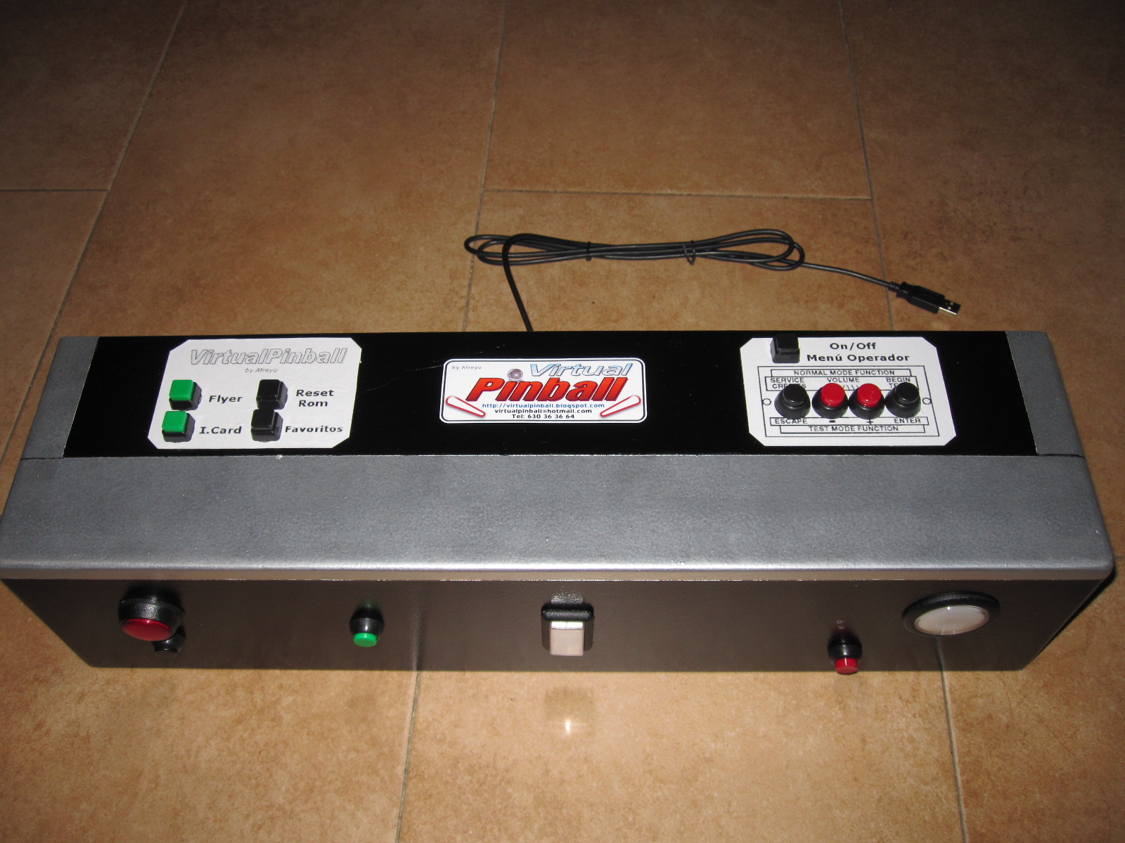 Virtual Pinball: Pin Panels Control (2 modelos)