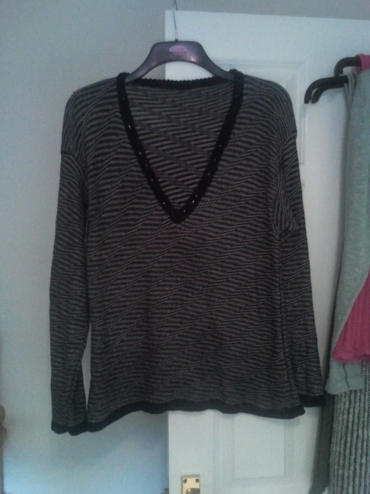 Adventures with Machine Knitting: Latest sweater on Brother 965i