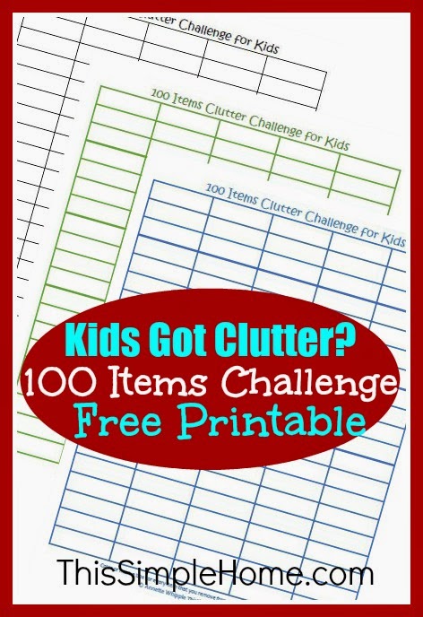 Clutter Free Printables - This Simple Home